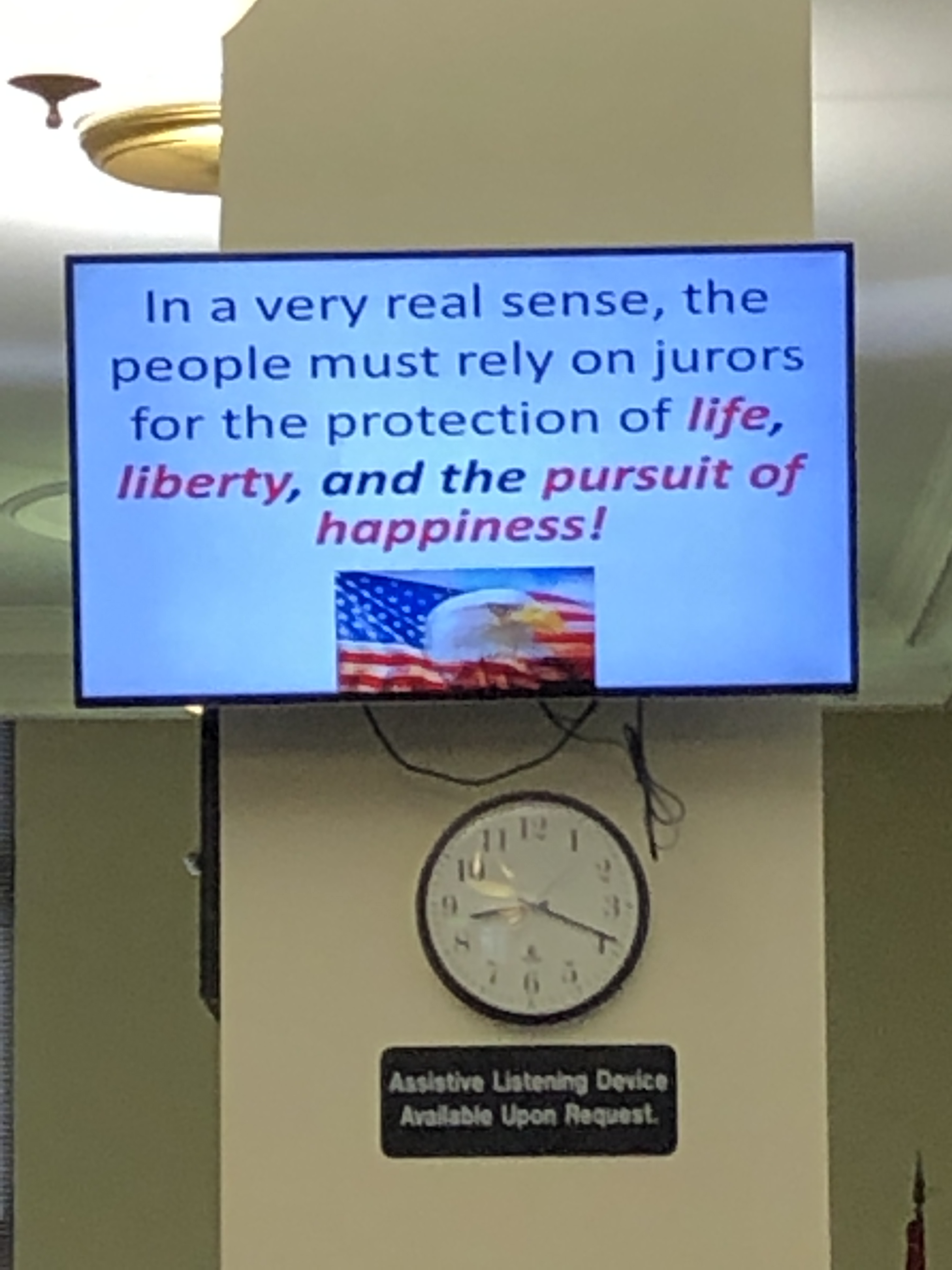 Jury Duty – Small Deeds Done